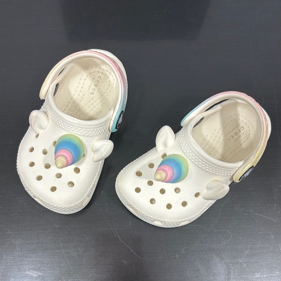 CROCS | Shoes | Crocs Cream Sandals With Rotating Heel Strap | Poshmark